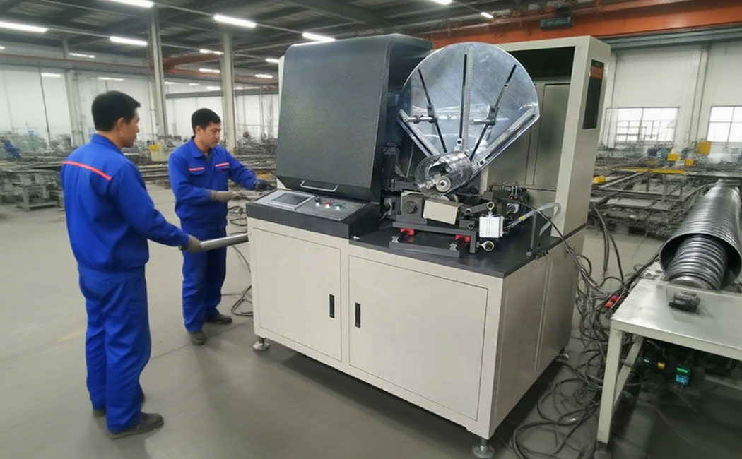 Expanded Metal Spiral Tube Making Machine 109mm – Special Equipment for ...